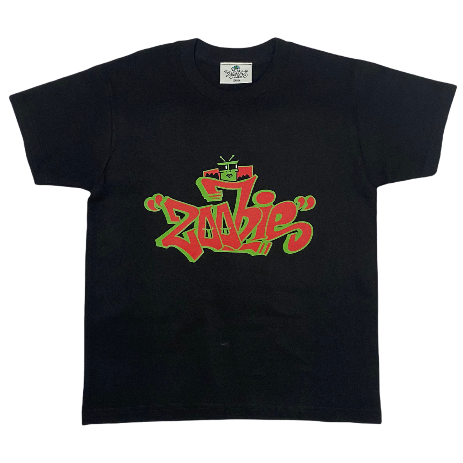'ZOOBIE' LOGO BABY TEE - BLACK – Zoobie UK